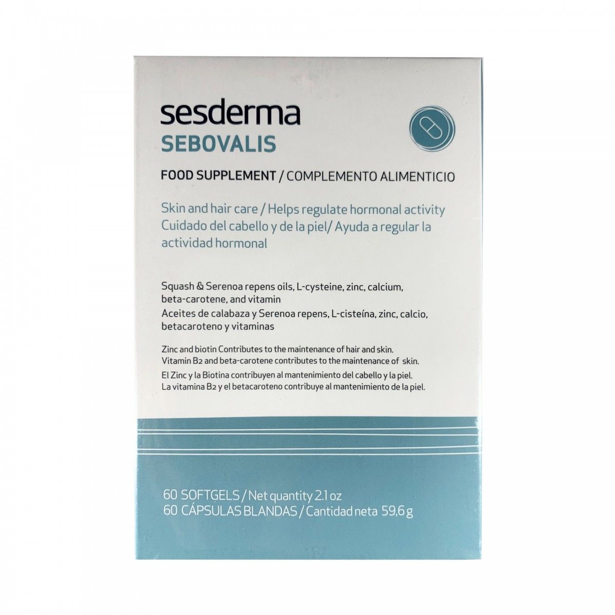 Sesderma Sebovalis 60 cápsulas | Glammy