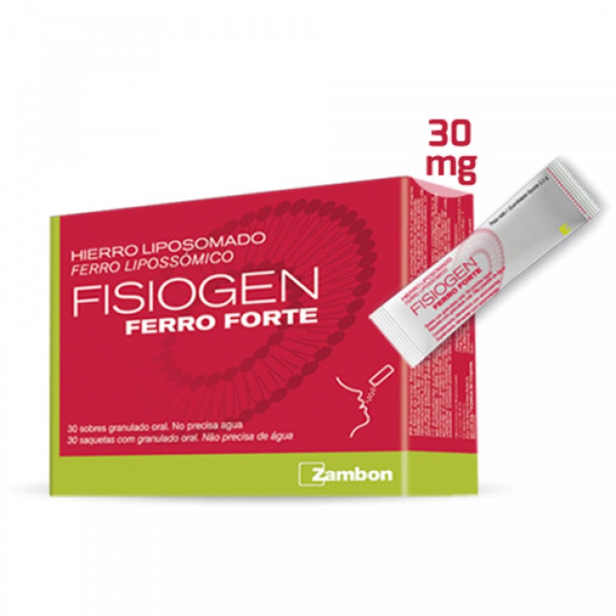 Fisiogen Ferro Forte 30 Saquetas | Glammy