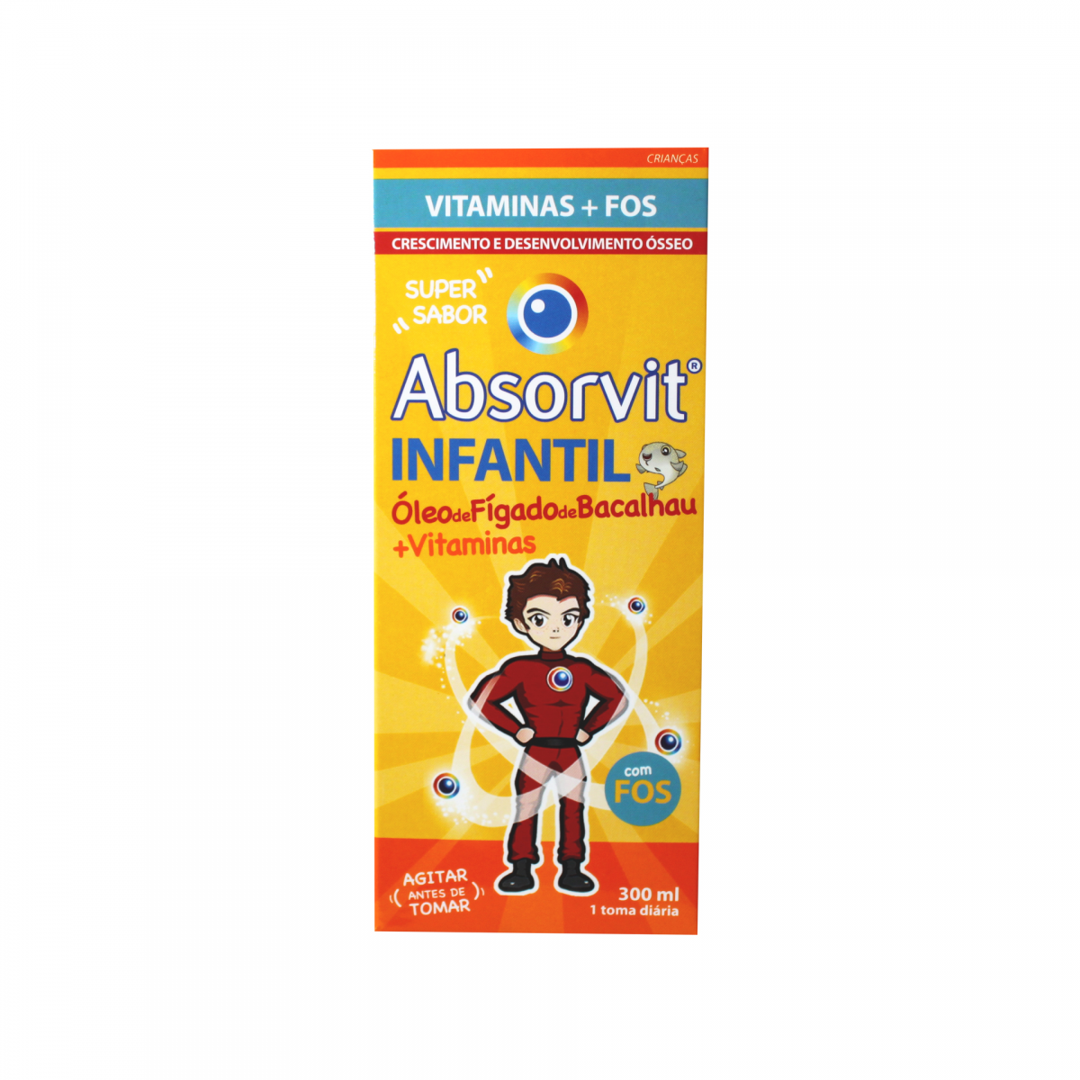 Absorvit Infantil Óleo de Fígado de Bacalhau 300ml - 6269308 | Glammy