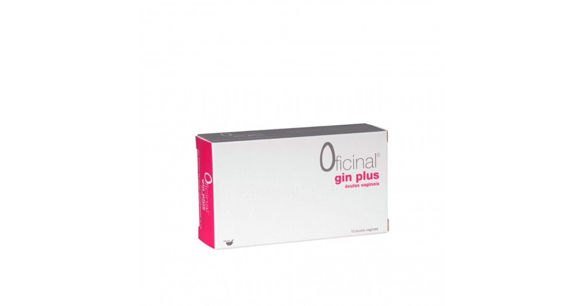 Gin Plus Oficinal Ovulo Vaginal 10 unidades | Glammy