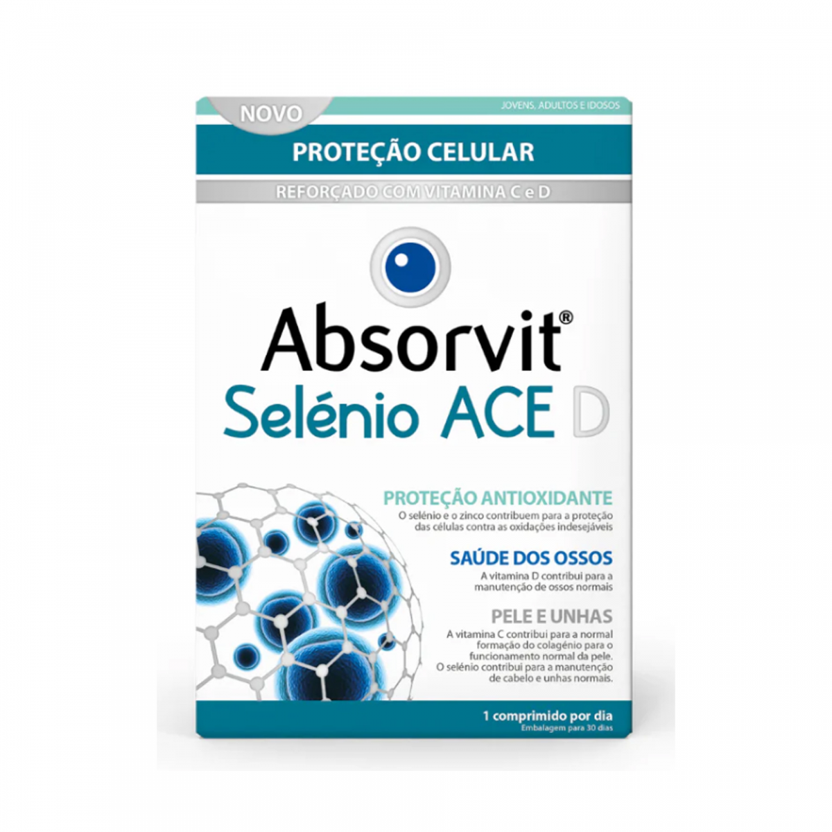 Absorvit Selénio ACE 30 Comprimidos - 7067389 - Glammy