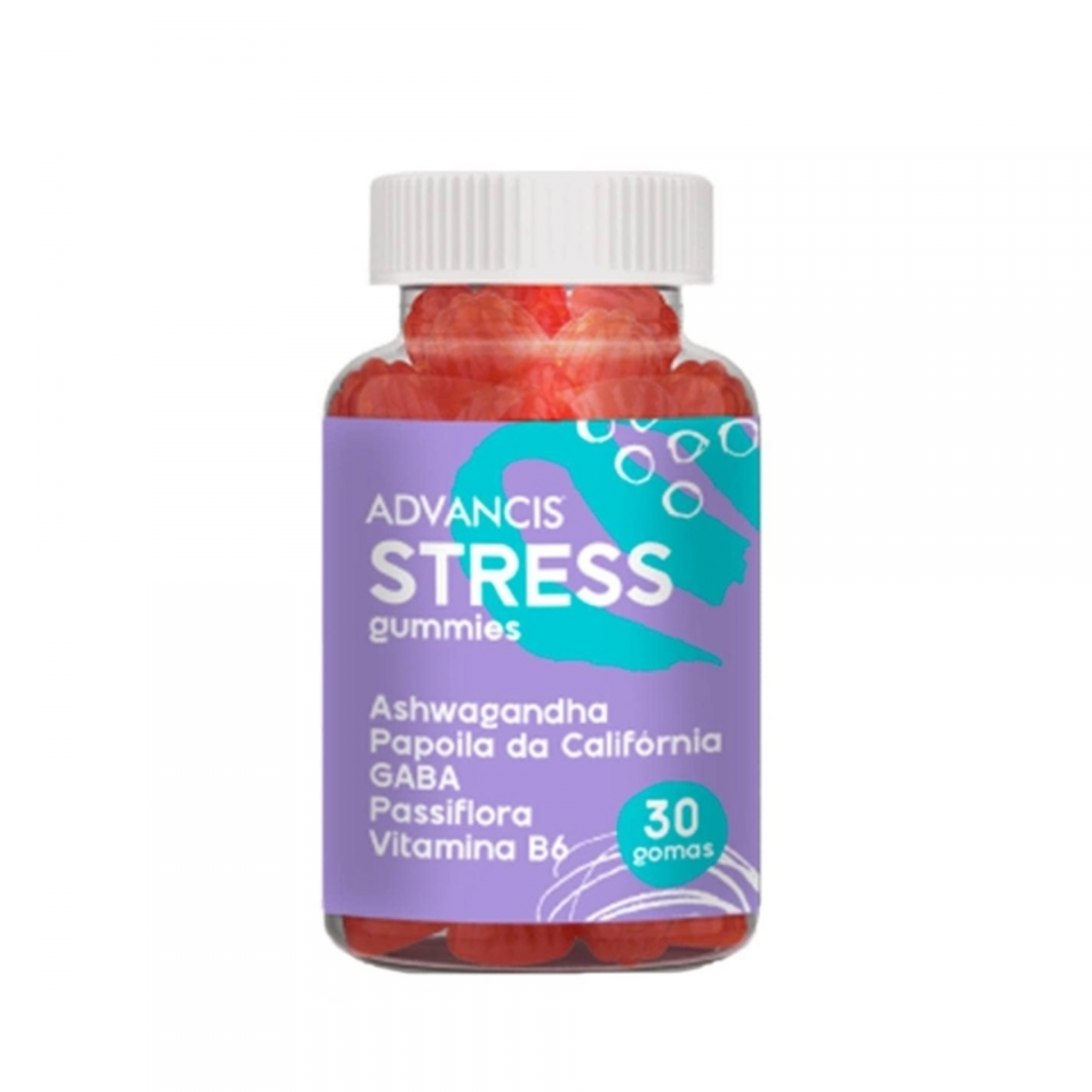 Advancis Stress 30 Gomas - 7524884 | Glammy