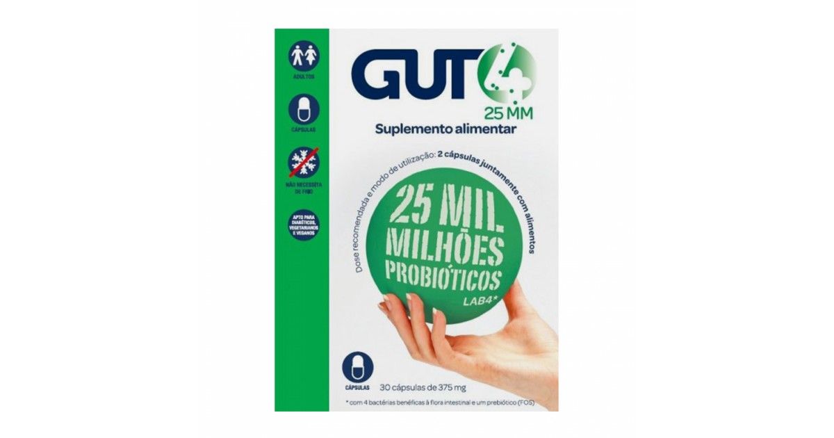 Gut4 25mm 30 Cápsulas | Glammy