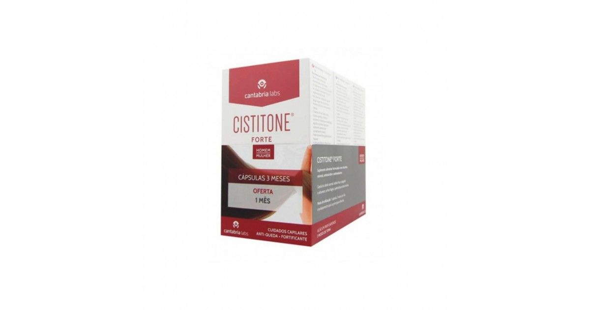Cistitone Forte 3x60 Cápsulas Oferta de 1 Embalagem | Glammy